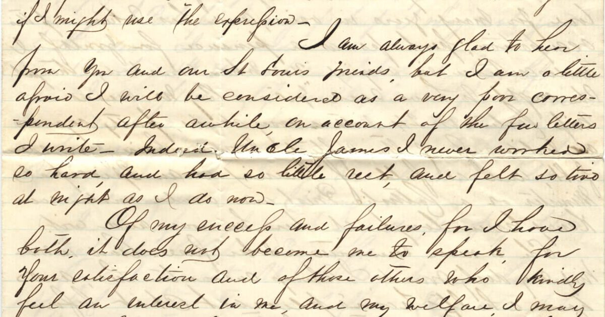 Letter from Dr. John H. Rapier, Jr. to his uncle (1864) - Educating for ...